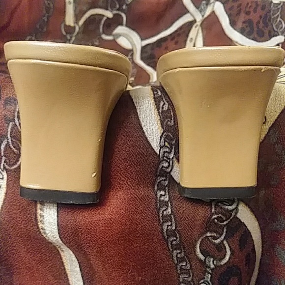 Massini | Shoes | Massini Taupe Mules Sz 75 | Poshmark